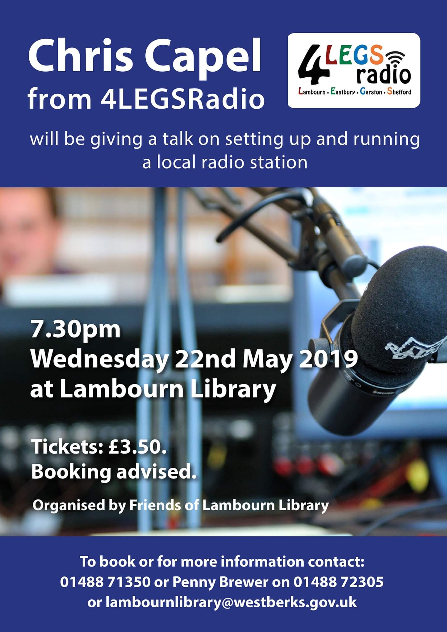 Chris Capel talks about 4LegsRadio | Lambourn