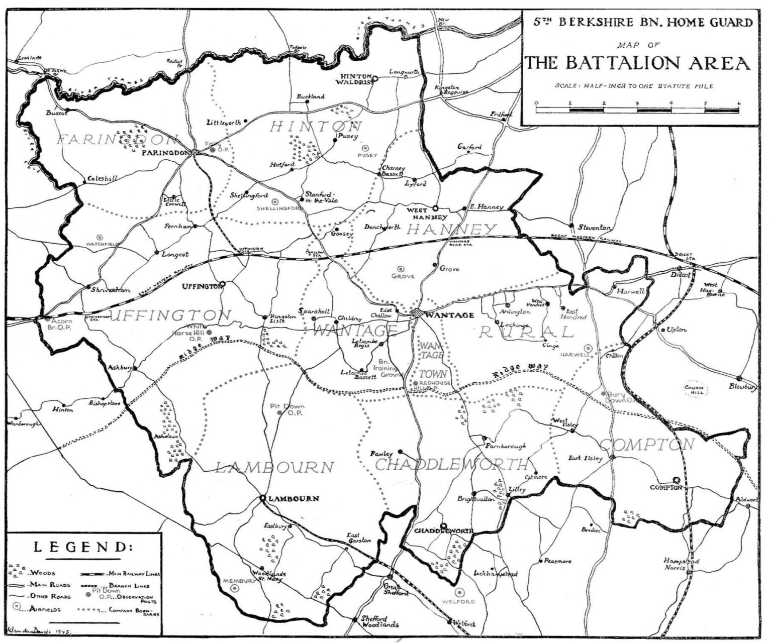 The Wantage Battalion set up for WW11 | Lambourn