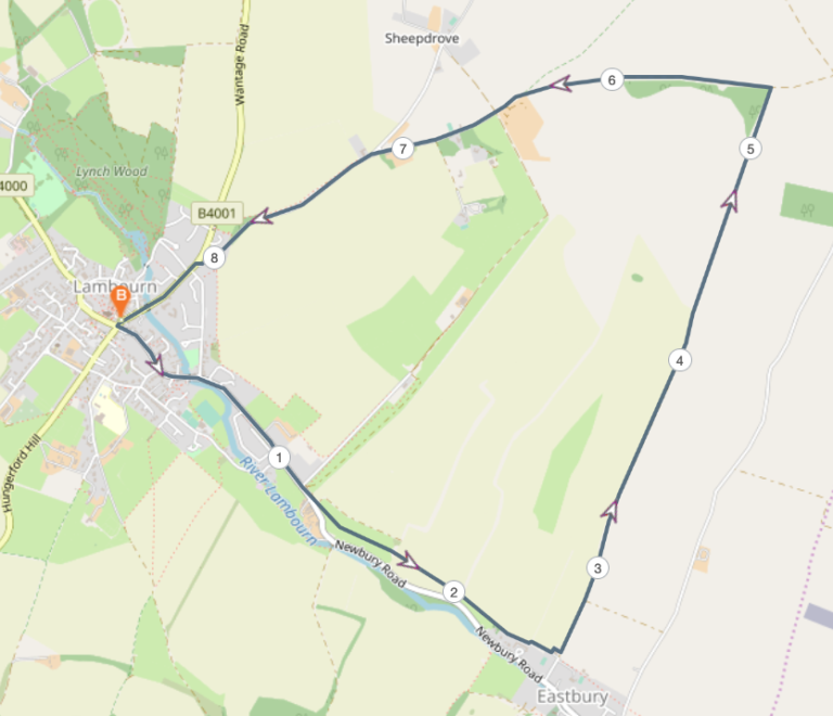 Lambourn Valley Walks: Lambourn > Eastbury > Sheepdrove >Lambourn ...